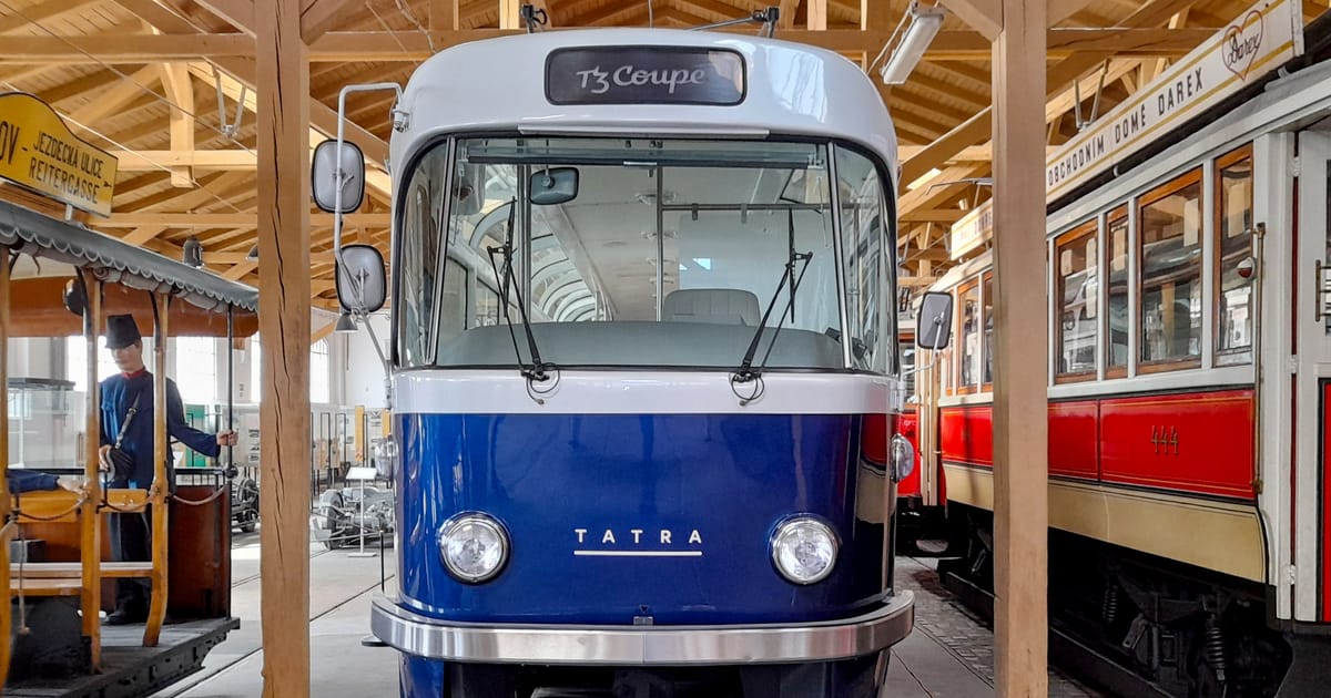 Iconic T3 Coupe sightseeing tram, equipped with bar, making the rounds ...