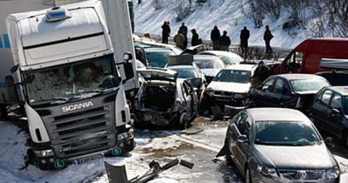 D1 motorway pile-up: the biggest traffic jam in Czech history | Radio ...
