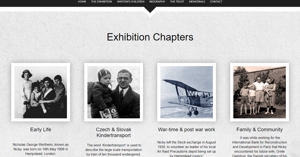 “His story is a how-to manual”: New Winton website launched | Radio ...